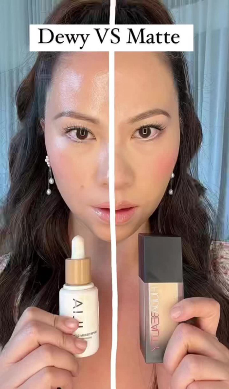 Dewy VS matte