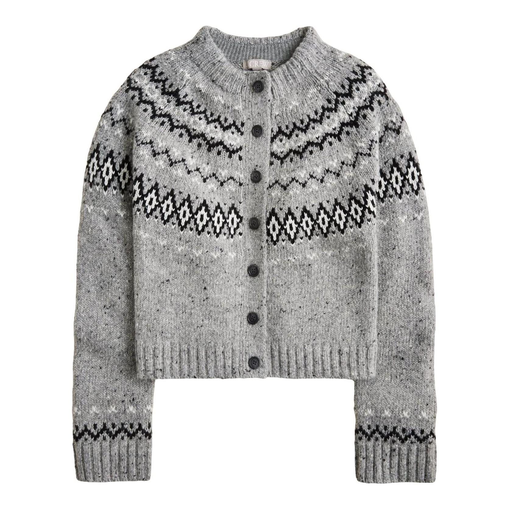 J.Crew | Fair Isle Cardigan in Wool Blend